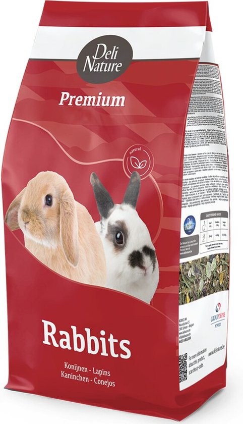 10x Deli Nature Premium Konijnen 800 gr | bol