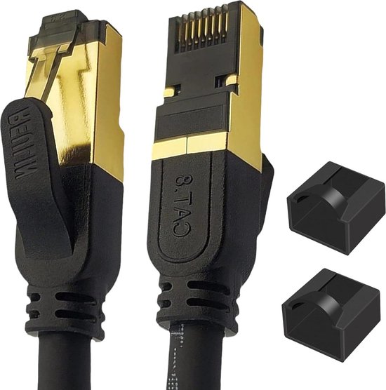 15 meter Ethernet-kabel Cat8 LAN RJ45 netwerkkabel 40Gbps TP plug ...