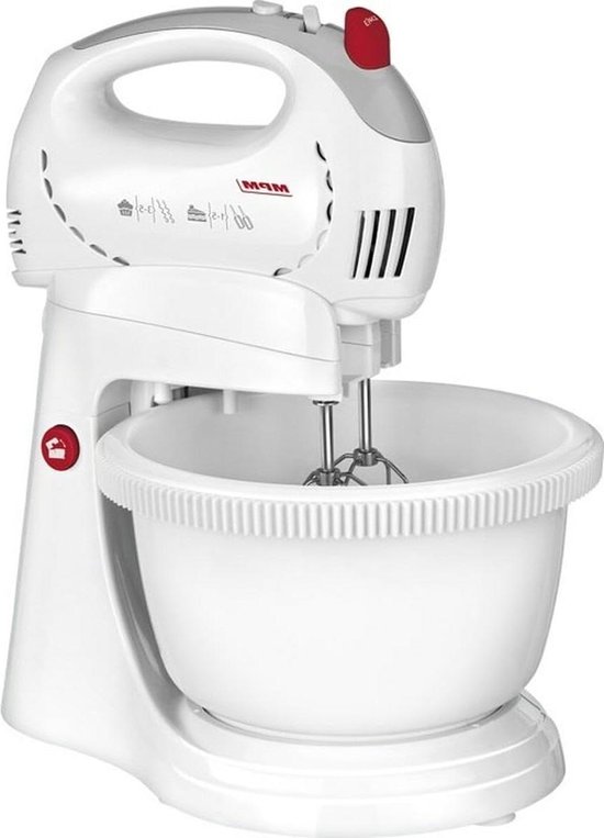 Hand mixer 500 W with stainless steel pot 1 liter white - 5826974 MMR ...