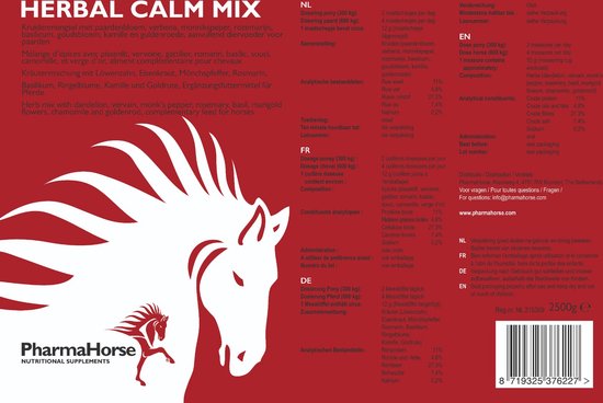 Herbal Calm Mix paard 2500 gram | bol