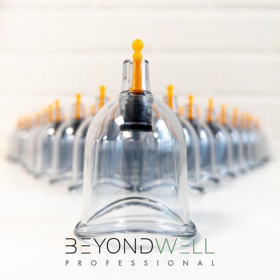 BeyondWell Hijama Cupping Cups Gebogen 4.4 cm (100 stuks) - Premium Product | bol