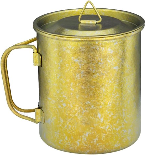 Titanium Water Mok - Camping Outdoor Opvouwbare Ultra Light Mok met ...