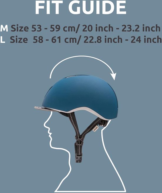 Fietshelm voor mannen en vrouwen - e-bikes MTB stadsfietsen - mat zwart ...