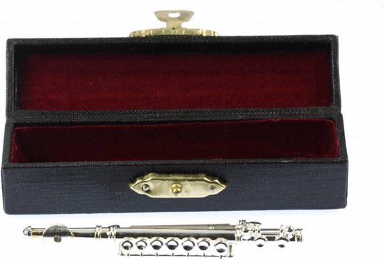 Handgemaakte Querfluit Broche Flötiste Muziek Fluit - verzilverd en met ...