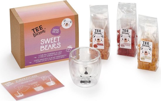 Geschenkdoos "Tea Bears"- Theeberen - Cadeau - Als snoepje eten of als ...