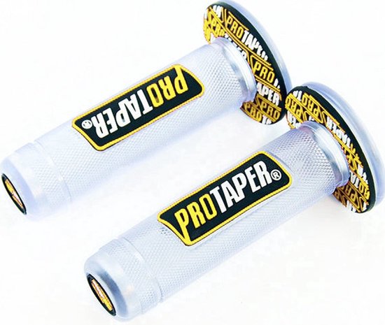 Handvatten Pro Taper Transparant Geel Scooter Motor Brommer Derbi Beta ...