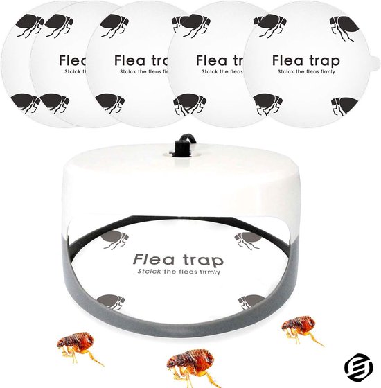 Equivera Vlooienval - Elektrische vlooienvanger met lijmvellen - Anti ...