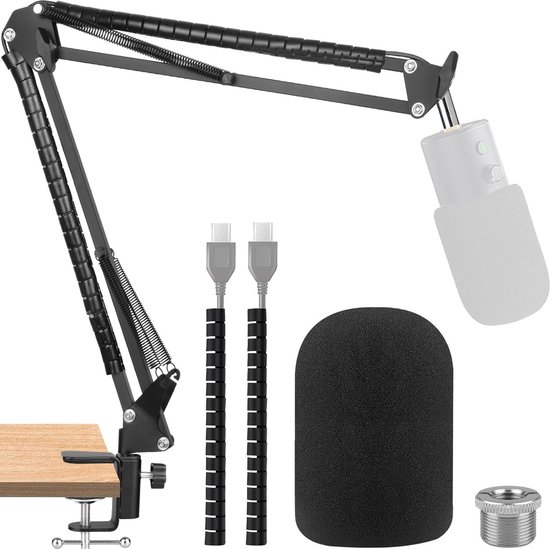 Boom Arm Mic Stand voor Razer Seiren X Microfoon met Windscherm en ...