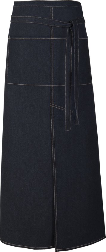 Franse sloof met split en zak Denim - Black - 100 x 100 cm - Link ...