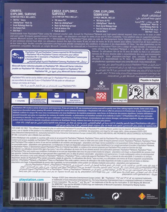 Minecraft Starter Pack EN FR PT AR PS4 | Games | bol