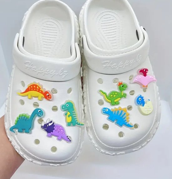 Crocs charms dinosaurus glow in the dark - jibbitz - kinderen ...