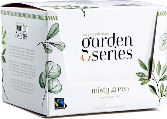 Garden Series - Misty Green - Groene thee - Box 48 - piramidebuiltjes ...