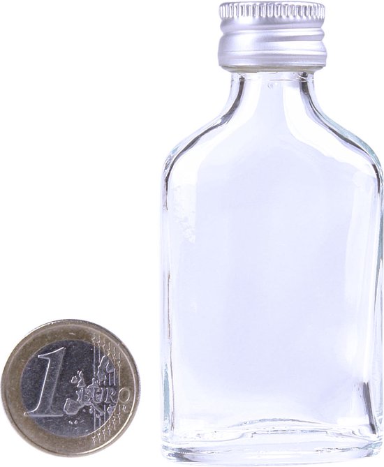 Mini Zakflesje 20ml - Flugelflesjes - Shot Glaasje - Mini Shot Flesje ...