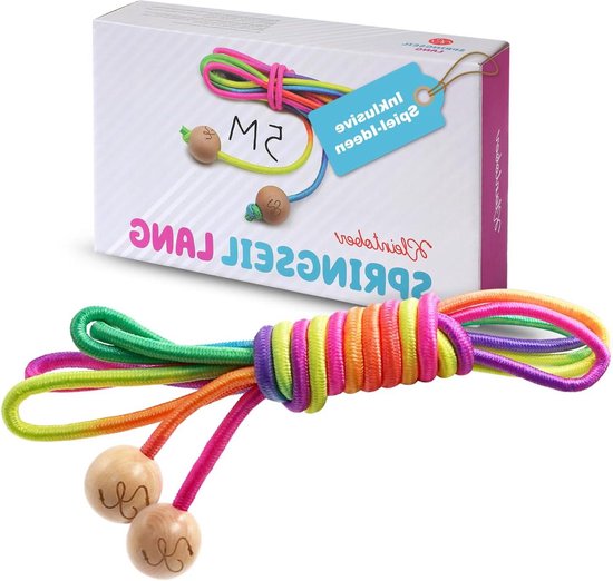 Springtouw voor kinderen - Lang en verstelbaar met speelideeën voor ...