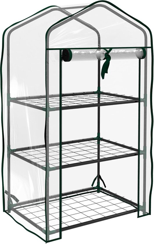 Broeikas voor de tuin, broeikas, plank, broeikas, 3 niveaus, afmetingen ...