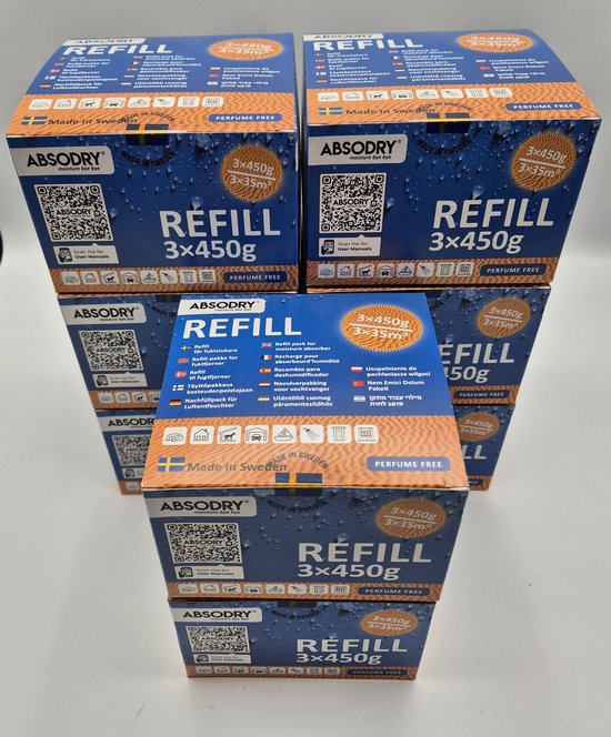 Absodry - Refill - Megapack Navullingen- 8 x 3 stuks | bol