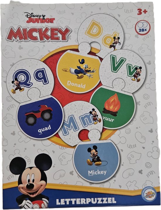 Letterpuzzel Disney Junior Mickey Educatief Spel | Games | bol