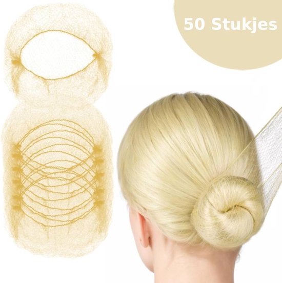 PigMig Haarnetjes Blond - Haarnetje Ballet & Paardrijden - Onzichtbaar ...
