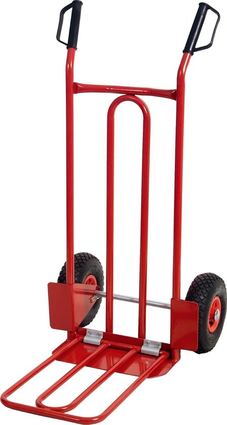 Transport-stapelwagen met luchtbanden 250 kg - voor transport binnen ...