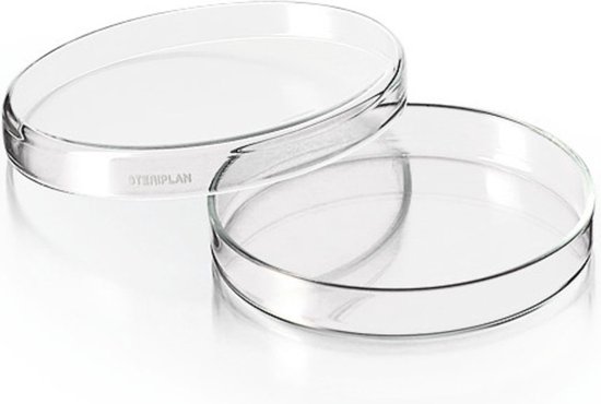 Petrischaal (75x15mm) met deksel van Soda-lime glas | bol