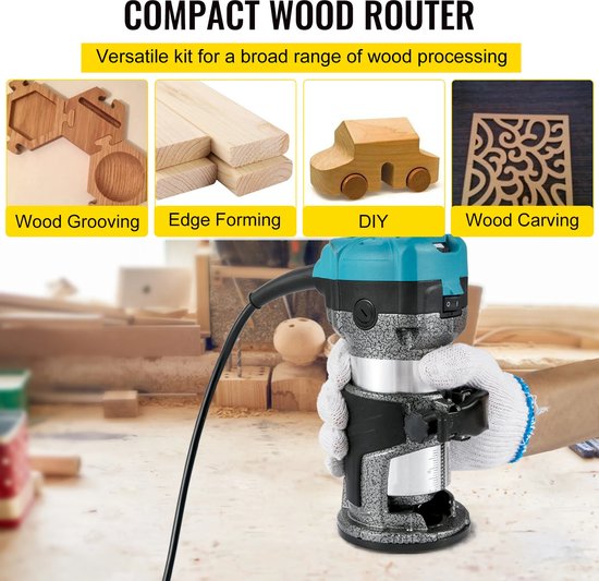 Hout Router Machine - Elektrische Trimmer -710W -33000Rpm Power ...