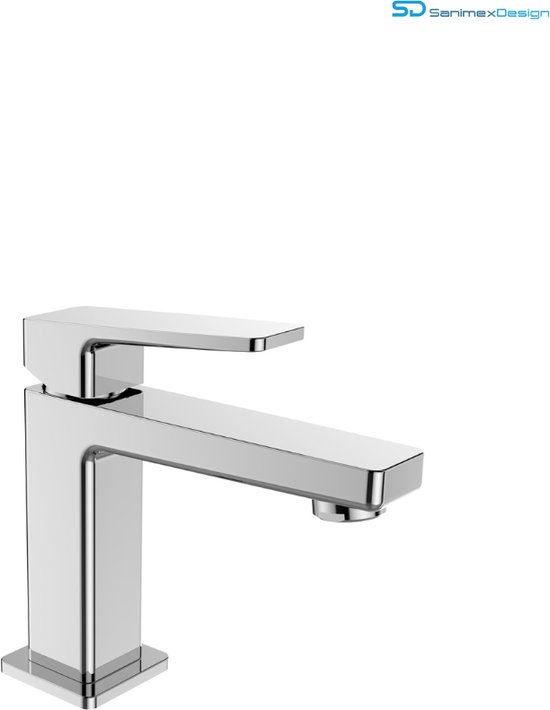 Webert - Wastafelkraan zonder Afvoerset - Chroom - Wastafel kraan - 15cm | bol