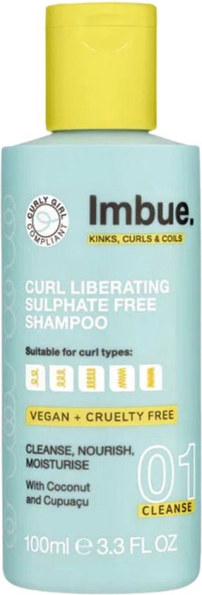 Imbue - Travelsize Curl Liberating Sulphate Free Shampoo - 100ml | bol