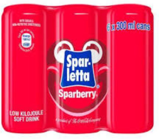 Sparletta Sparberry - South Africa - 300ml x 6 Cans | bol
