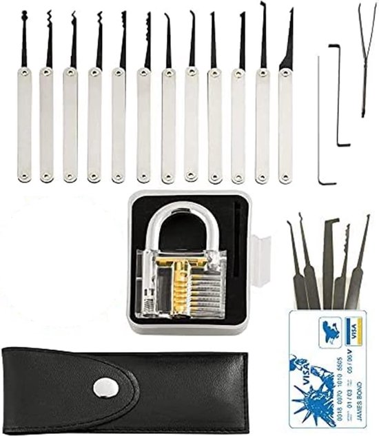 Lockpick set - Lock Pick Set - Lock Pick Set voor Beginners en Professionals - Lock... | bol