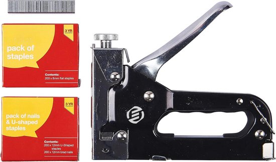 Equivera Nietpistool - Tacker - Niet Pistool - Nietpistool Draadloos | bol