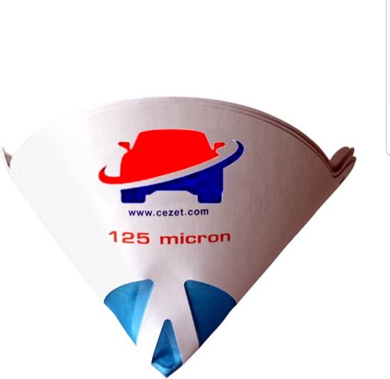 Verfzeefje - 190 micron - 25 stuks - reinigen verf - (auto) lakken | bol
