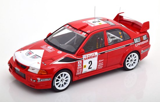 Ixo modelauto Mitsubishi Carisma GT Evolution VI - Freddie Loix schaal ...