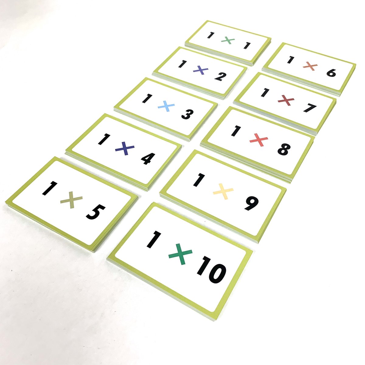 TAFELSOMKAARTJES - Tafel van 1 - Rekenen - Tafels oefenen - Bewegend ...