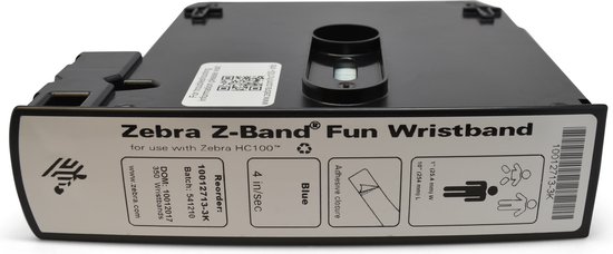 Zebra printeretiketten 10012713-3K, Z-Band Fun Wristband Cartridge, 2. ...