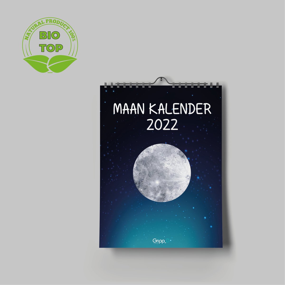 Maankalender 2022 - Maanstanden van Heel 2022 - Wandkalender ...