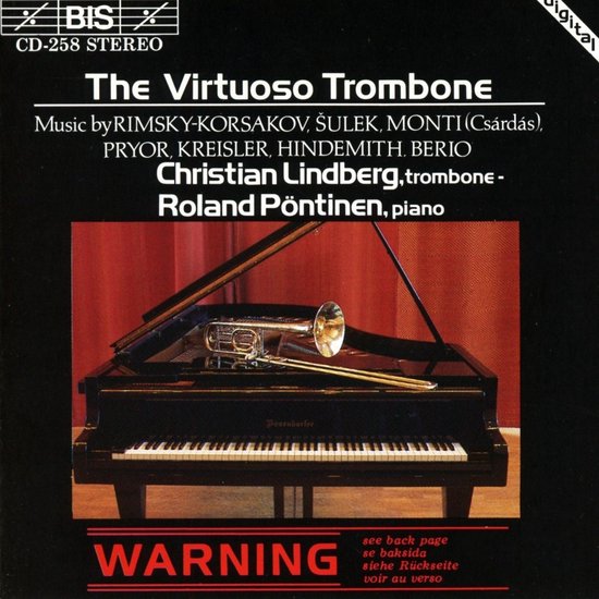 Roland Pöntinen, Christian Lindberg - The Virtuoso Trombone (CD ...
