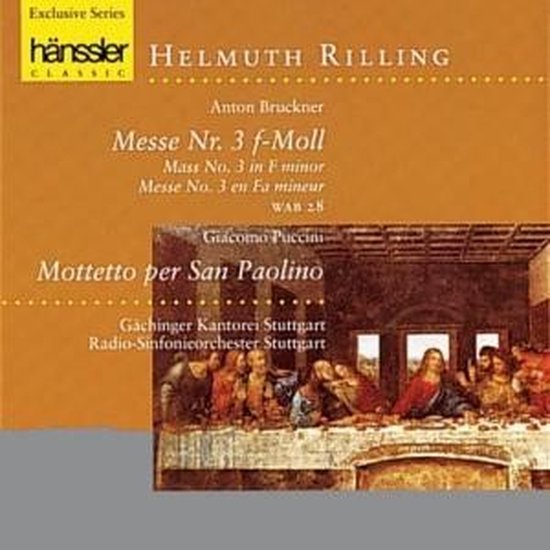 Helmuth Rilling - Messe Nr.3 F-Moll / Mottetto Per Sa (CD), Puccini ...