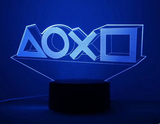 Playstation Nachtlamp-Nachtlamp-3D Lamp-Led Tafellamp-Slaapkamer ...