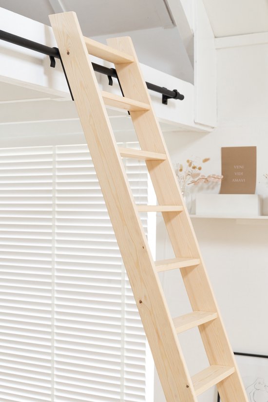 Houten Molenaarstrap | grenen - 14 treden (266 cm) | bol.com