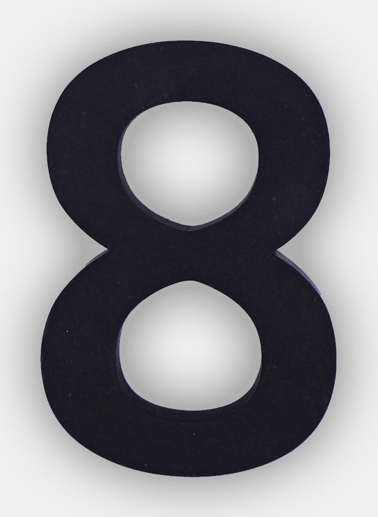 Cijfer 8 (acht) huisnummer 3D 170mm | bol