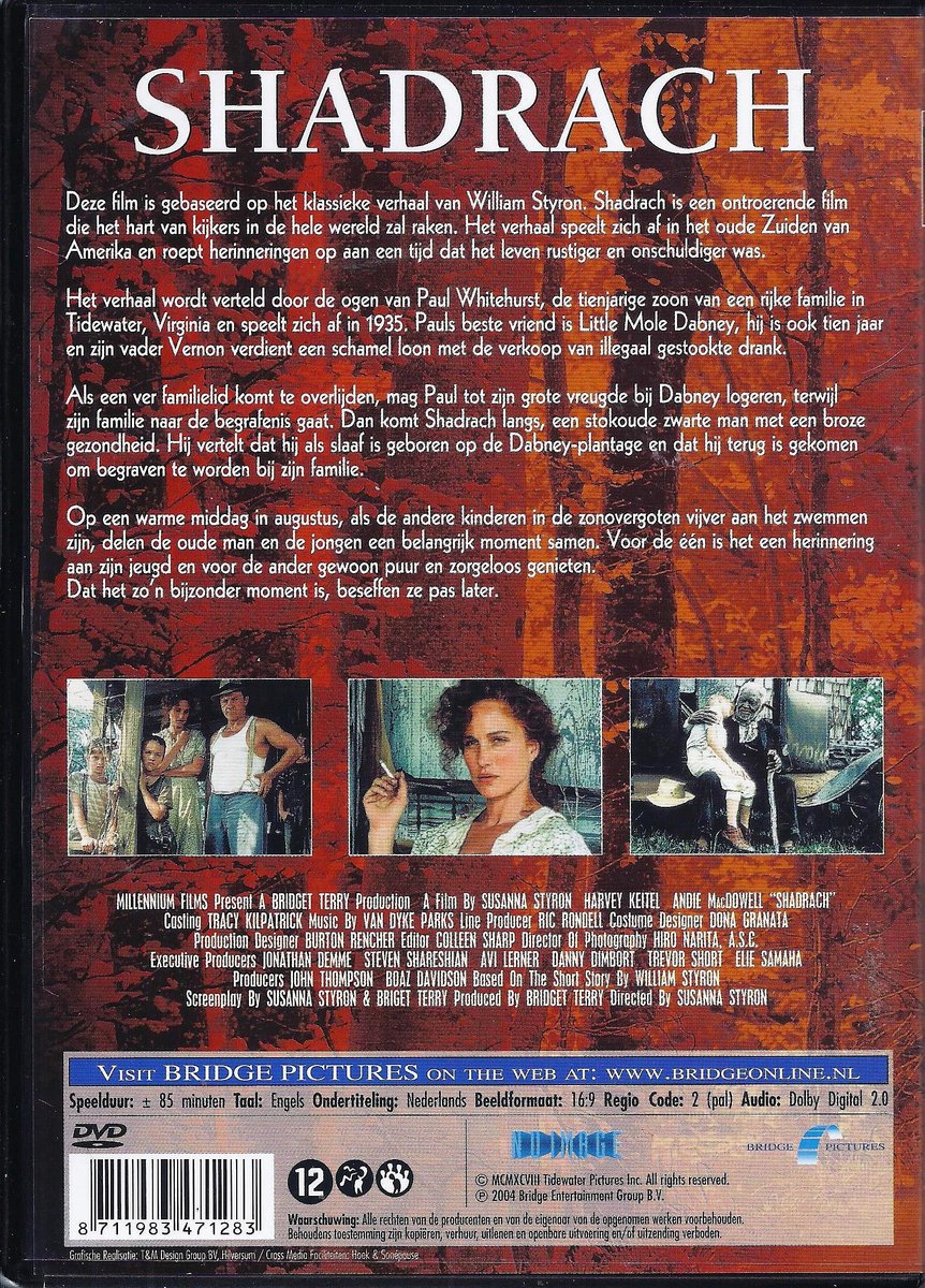Speelfilm - Shadrach (Dvd), Harvey Keitel | Dvd's | bol