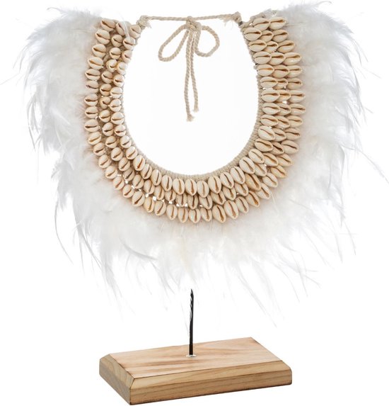 Raamornament - ornament op voet - veren - 40cm | bol