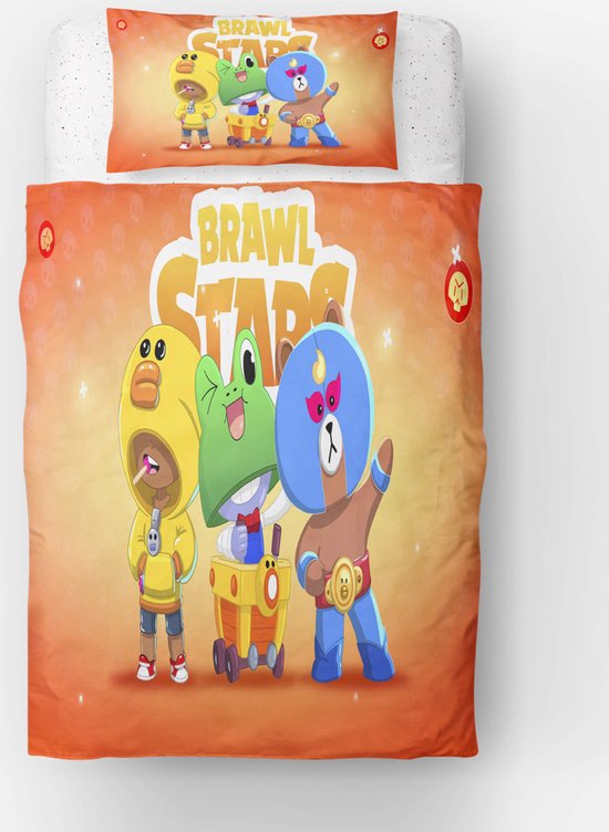 Brawl Stars Dekbedovertrek 140x200 met 1 kussensloop | bol