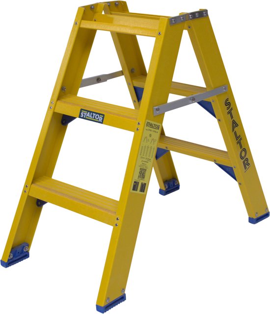 Staltor Dubbele Kunststof trap - 2x3 treden | bol