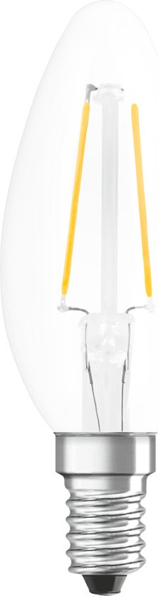 Osram Parathom Retrofit Classic LED E14 Kaars Filament Helder 2.5W 250lm - 827 Zeer... | bol.com