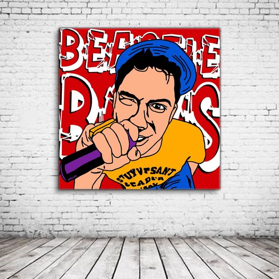 Pop Art Adam Horovitz Poster in lijst - 90 x 90 cm en 2 cm dik ...