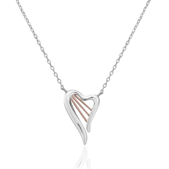 Fate Jewellery Ketting FJ4126 - Harp - 925 zilver - rosé verguld - 45cm ...