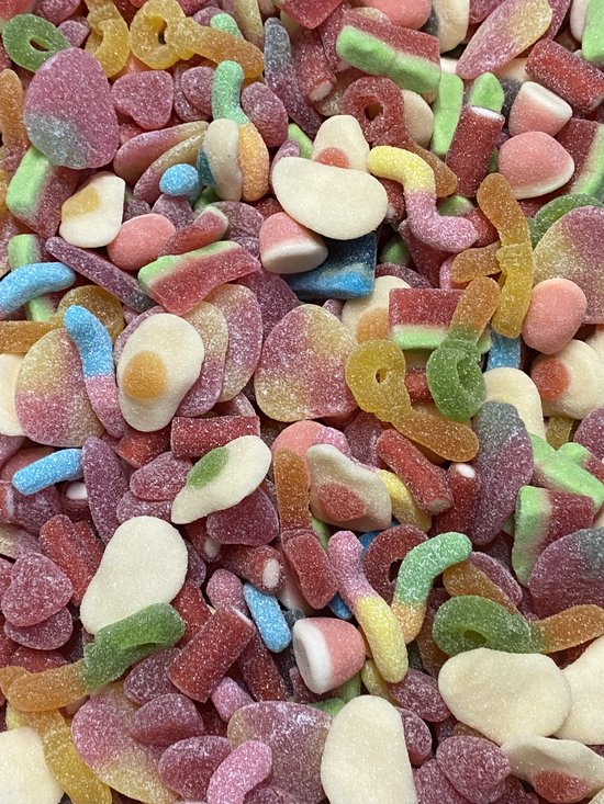 Snoepgoed mix zuur / gesuikerd 500 gram | bol