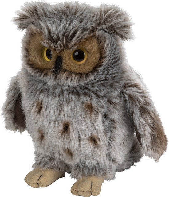 Pluche Oehoe uil vogel knuffel van 18 cm - Dieren speelgoed knuffels ...
