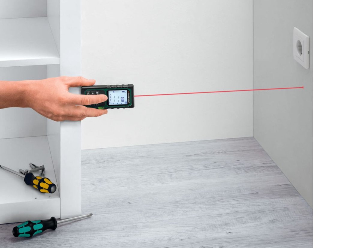 Parkside - laserafstandsmeter - 50m - inclusief batterijen | bol.com